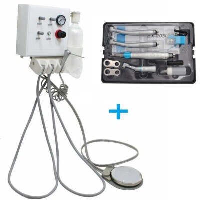 Wall Mount Dental Portable Air Control Turbine Unit Iwth Handpieces Set ...