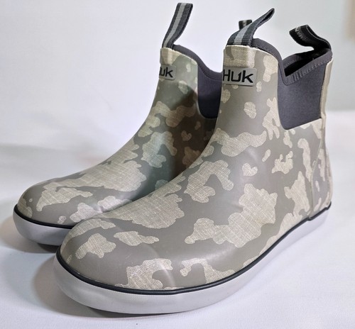 HUK Men's Rogue Wave Boots Men's Size 10 Camo - New w/o Box ~ Rain ...