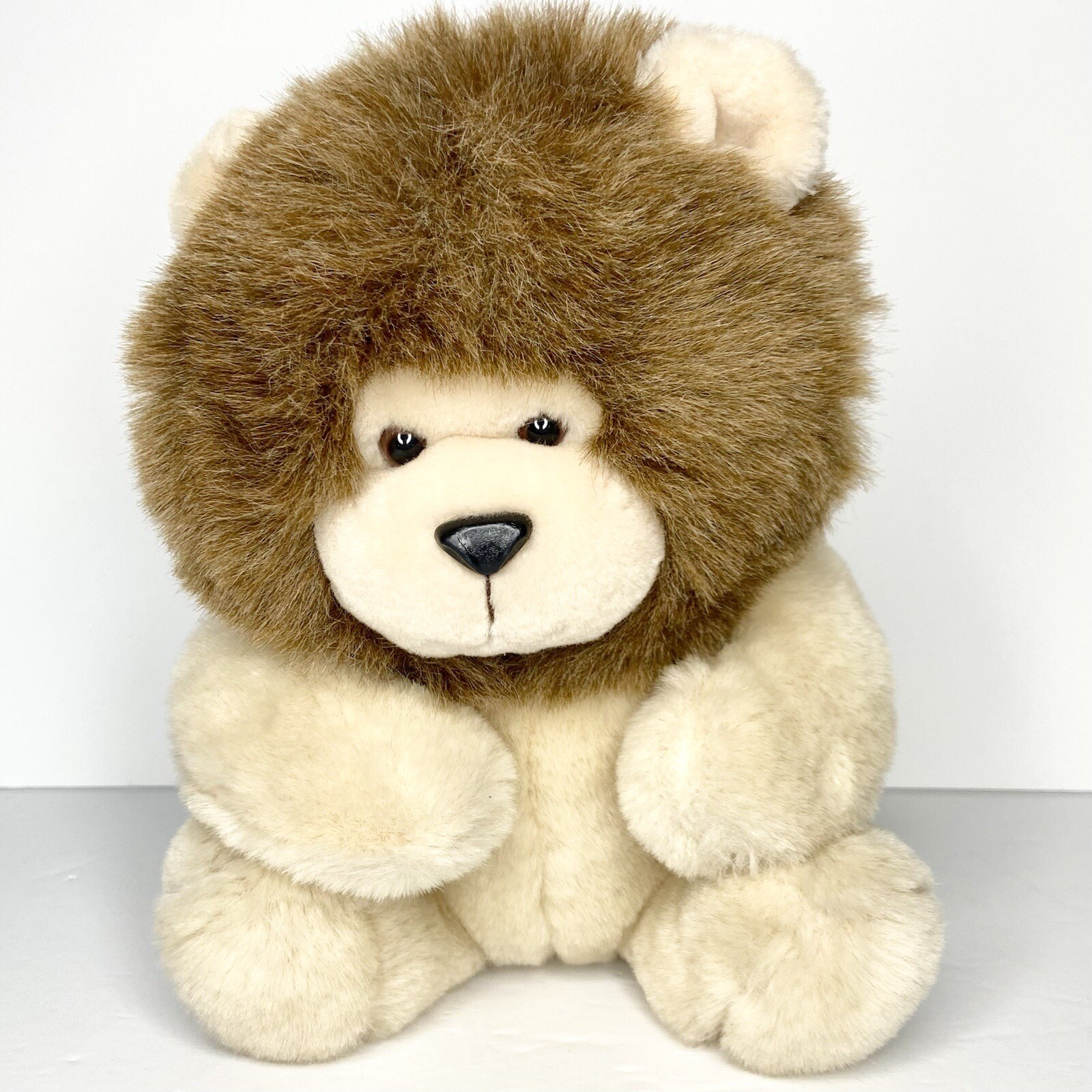 Vintage 24K Polar Puff 10” Rorie Lion Plush • 1986 DCN Industries | eBay