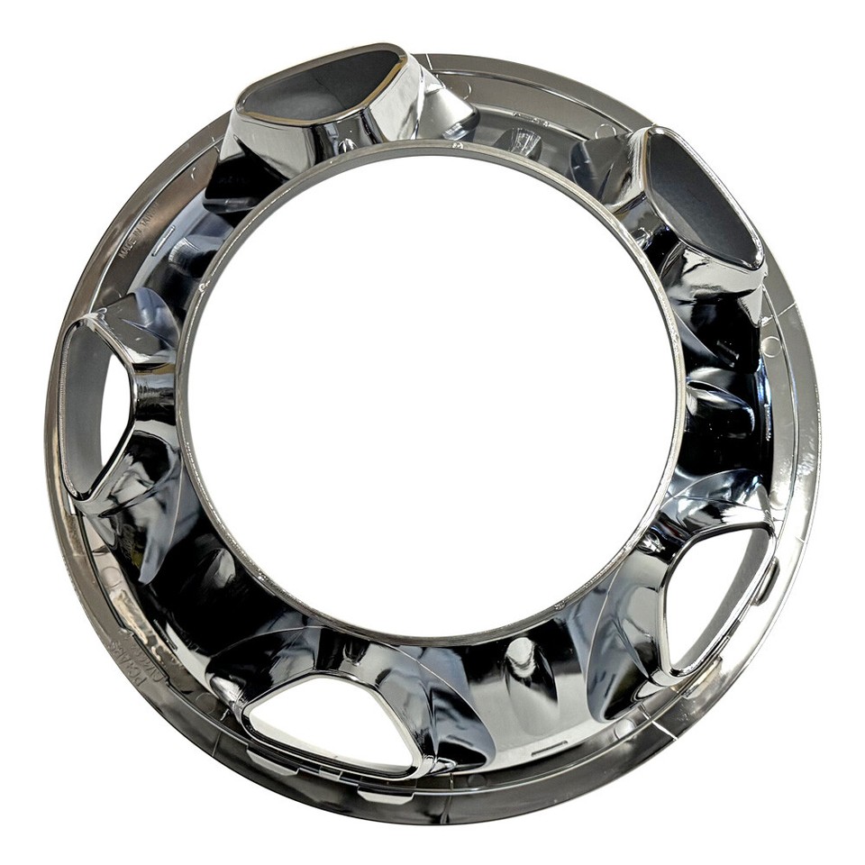 4 Chrome 17" Dually Wheel Simulators Dual Rim Liners for 08-10 ...