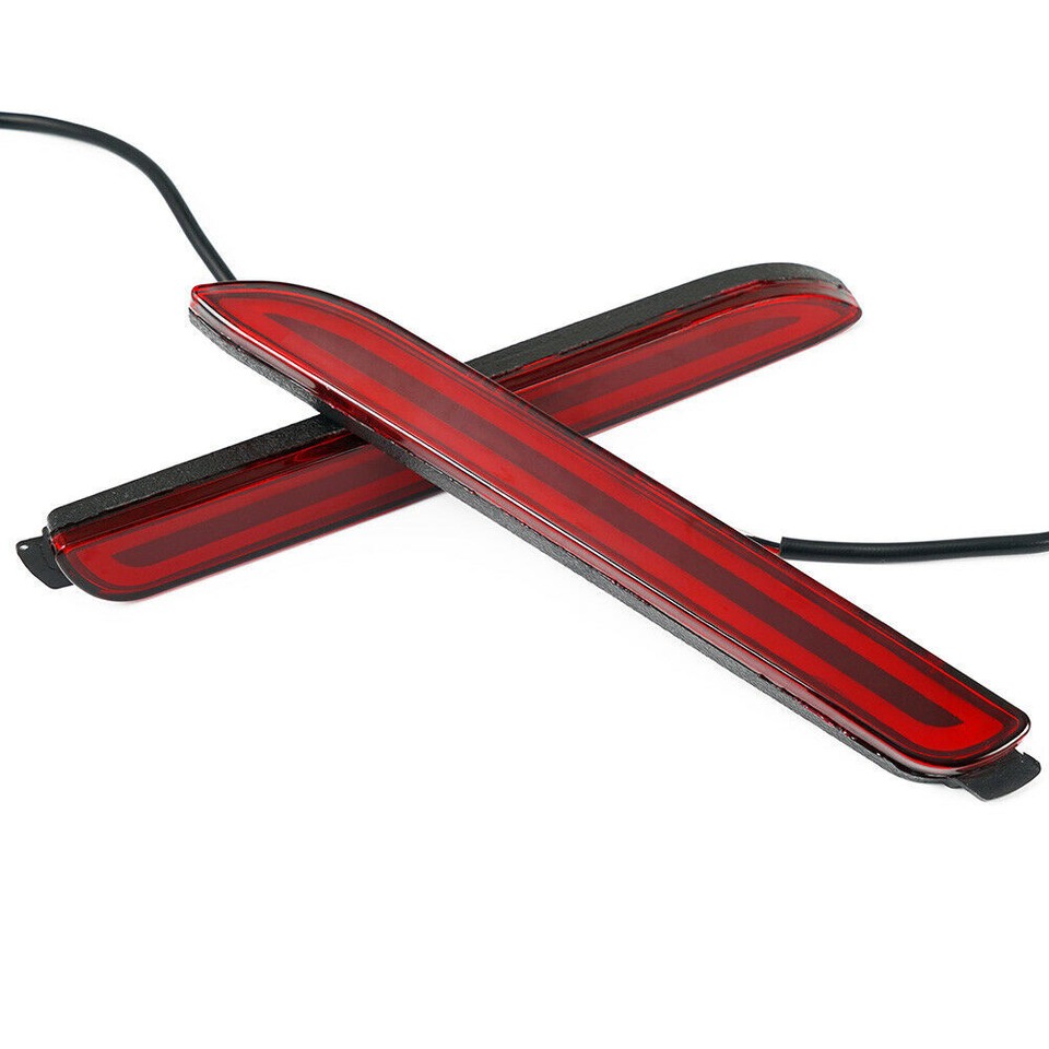 LED Brake Driving Signal Light Bumper Reflector for 15-UP Lexus RC350 ...