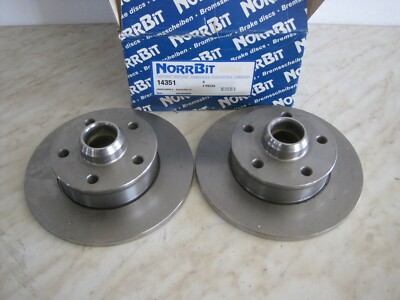 DISQUES De FREIN POSTÉRIEURS NORRBIT 14351 - Volkswagen Golf III GTI ...