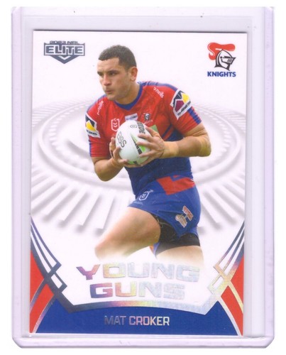 2023 NRL Elite - Young Guns - Mat Croker Newcastle Knights #054/177 ...