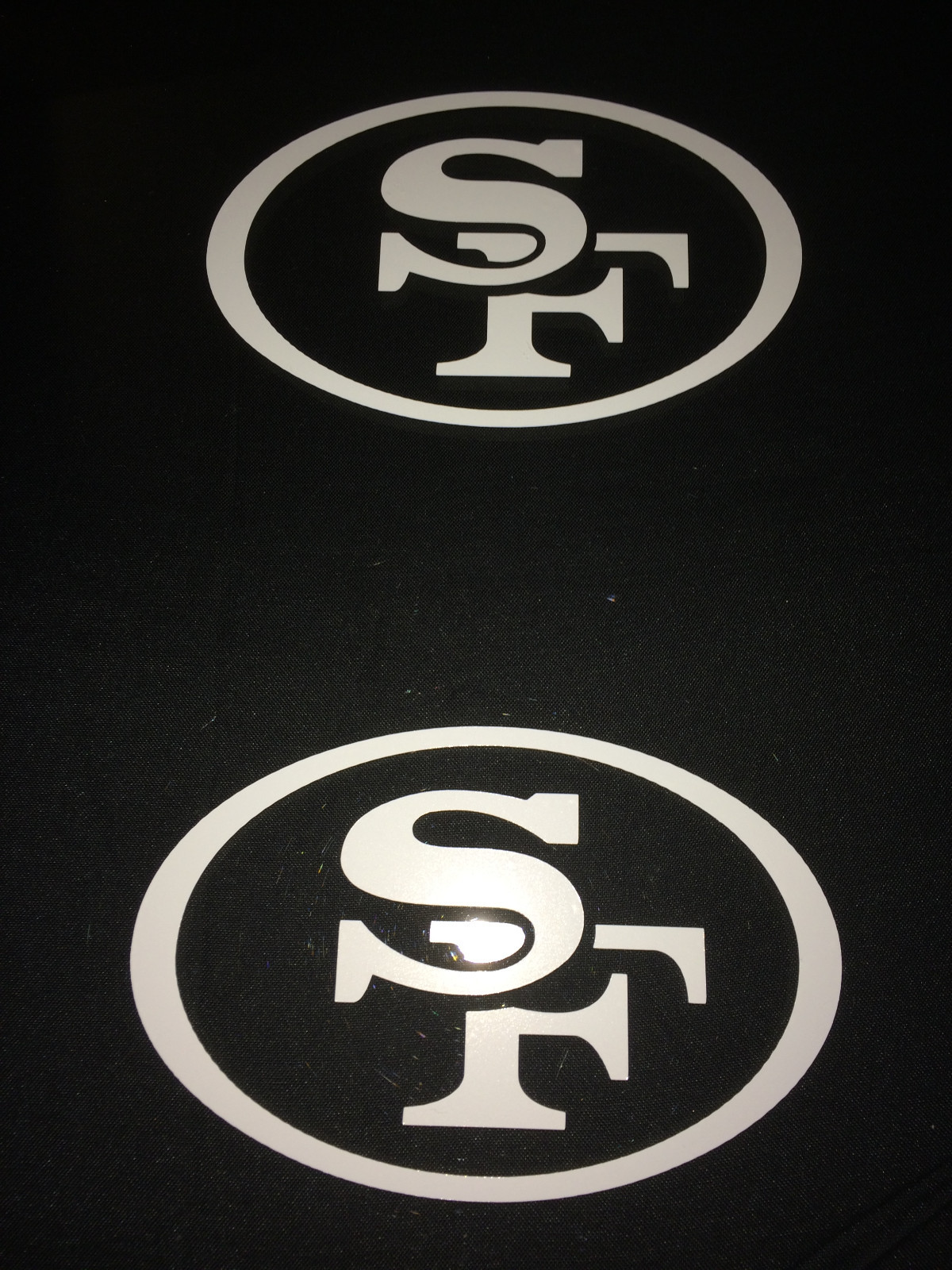 (8) 2inch San Francisco 49ers Vinyl Window Sticker / Decal (5 Colors ...