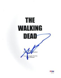 ROBERT KIRKMAN SIGNED THE WALKING DEAD PILOT EPISODE FULL SCRIPT ...