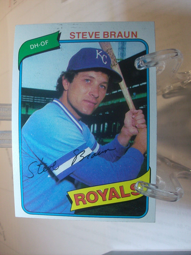 1980 Topps Baseball Card #9 Steve Braun (94538) | eBay