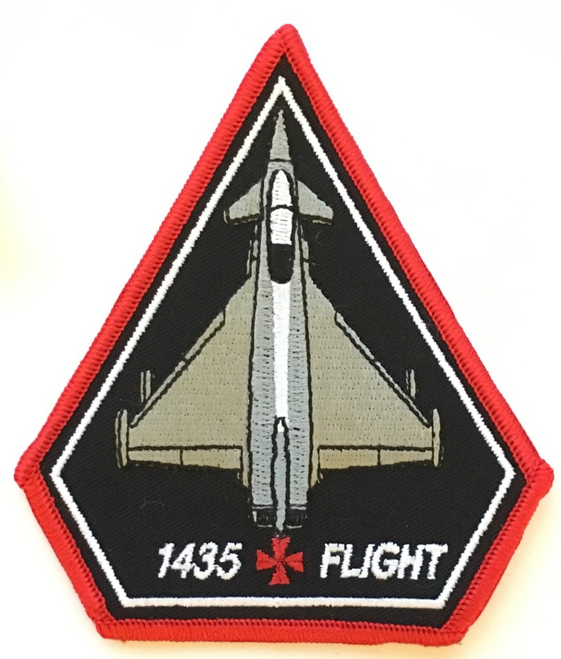 No 1435 Flight Typhoon Operations Royal Air Force RAF Embroidered Patch ...