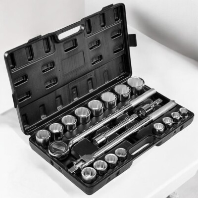 3/4" Drive Metric Jumbo Socket Set Heavy Duty With Case 20-Piece | eBay
