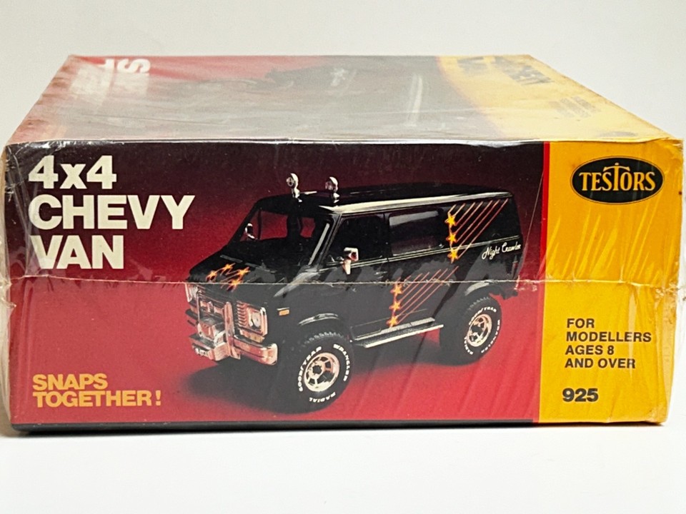 Testors #924, 1980 Chevrolet 4x4 Van Model Kit, Sealed #1 | eBay