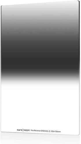 K&F Concept Square Graduated ND16 Reverse Filter GND16 Neutral Density ...