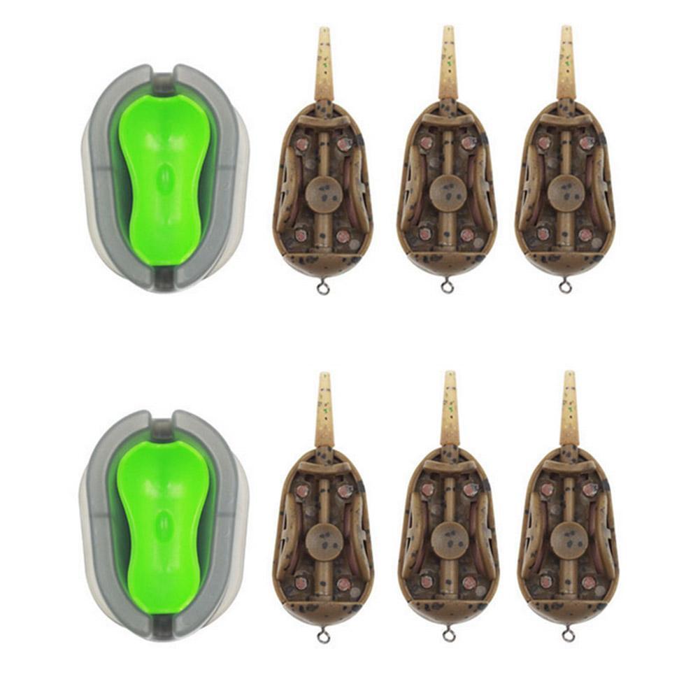 Portable Carp Fishing Parts 3+1 Feeder Mould Set Sinker Method ...