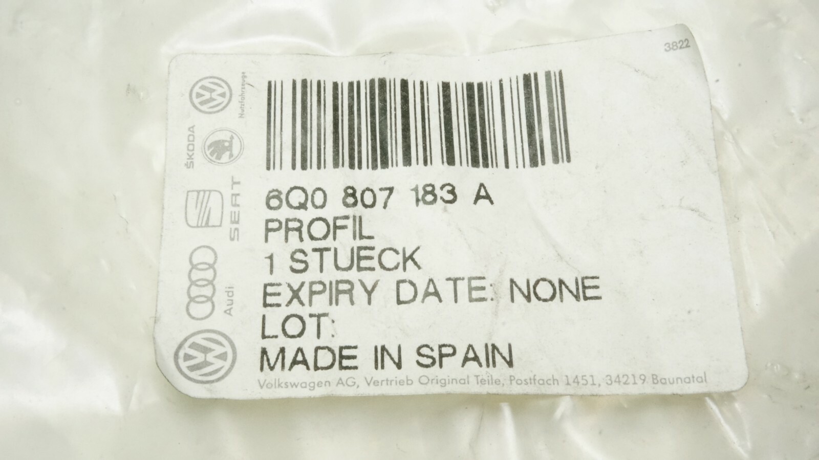 NEW GENUINE VW POLO BUMPER BRACKET SUPPORT FRONT LEFT 6Q0807183A | eBay UK