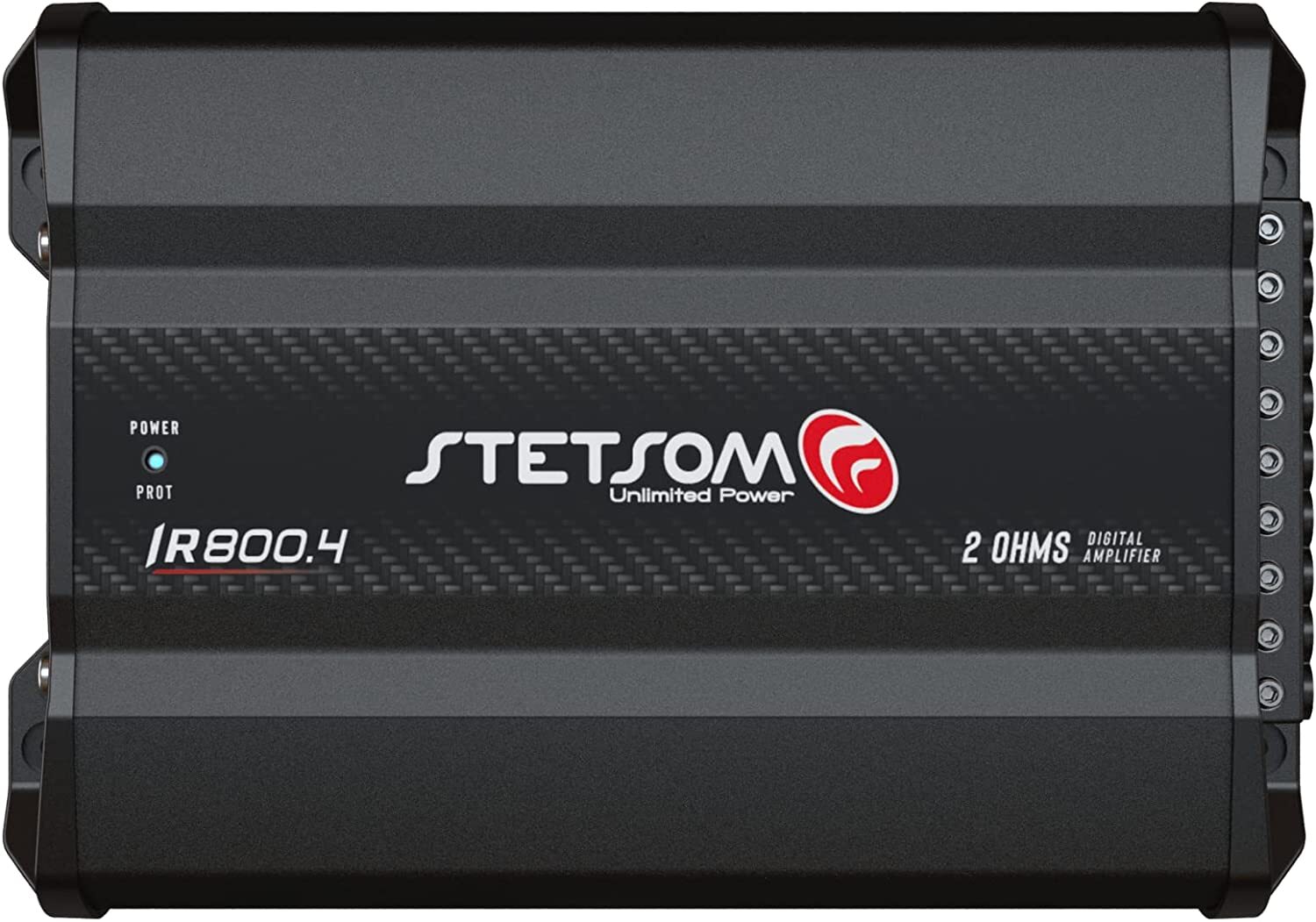 Stetsom Iron Line IR 800.4 Amplifier 2 ohm 800W 4 Channel Car Audio Amp ...