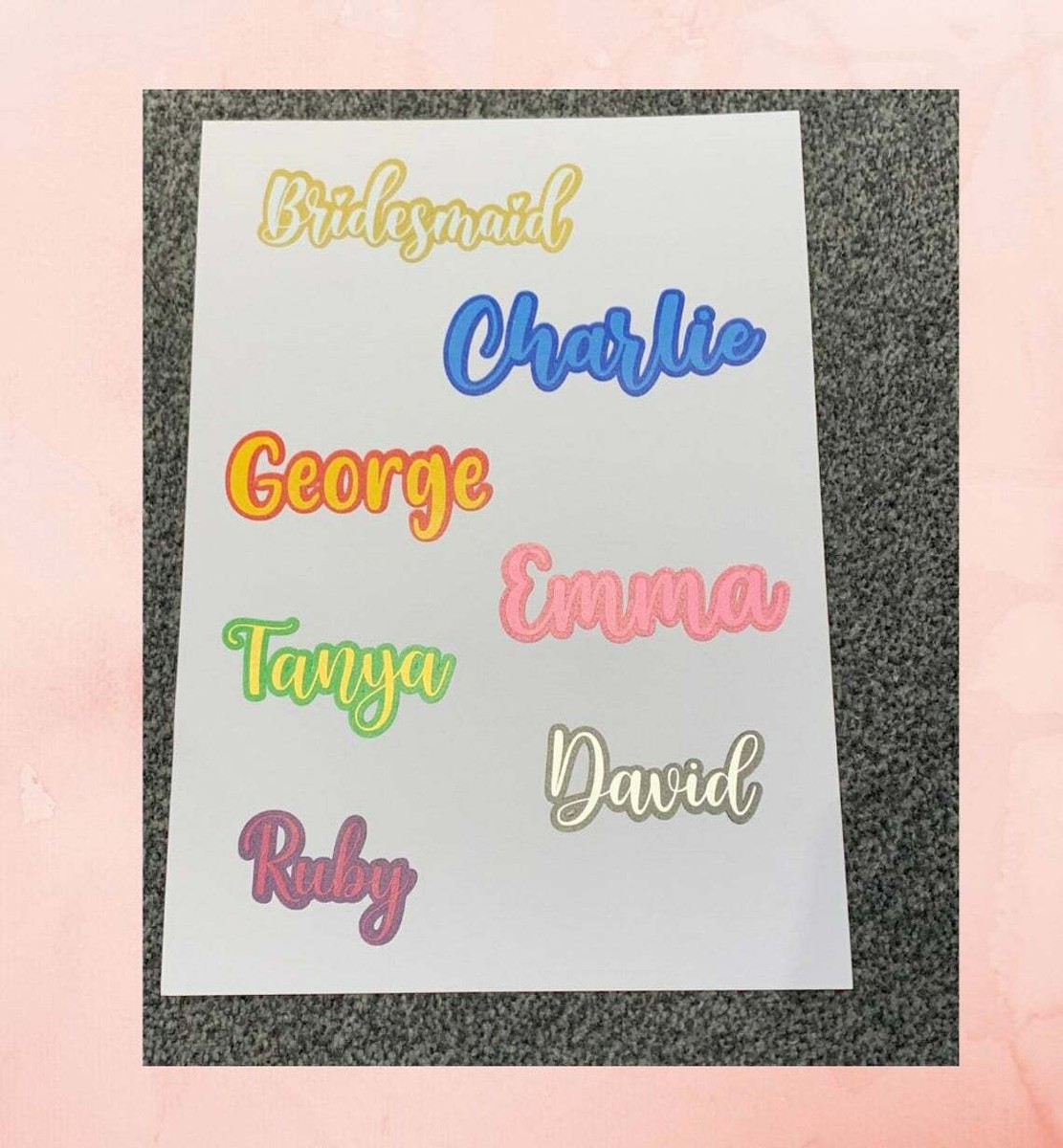 Custom Word Decals For Walls Personalised Wall Stickers & Name Decals