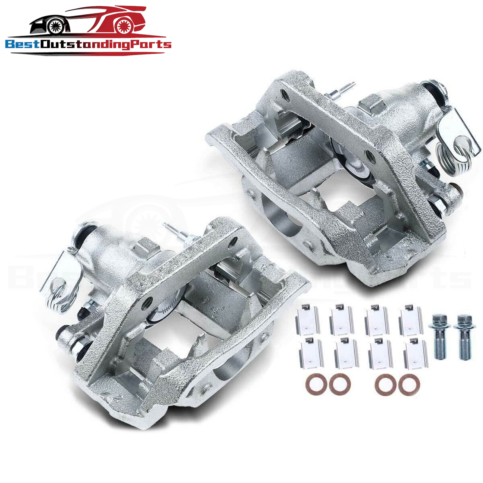 2x Rear Left+Right Brake Calipers for Ford Edge 2011-2015 Lincoln MKX ...