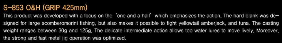 NS Black Hole Rod Spinning Boca Samchi S-853 O&H (8513) | eBay
