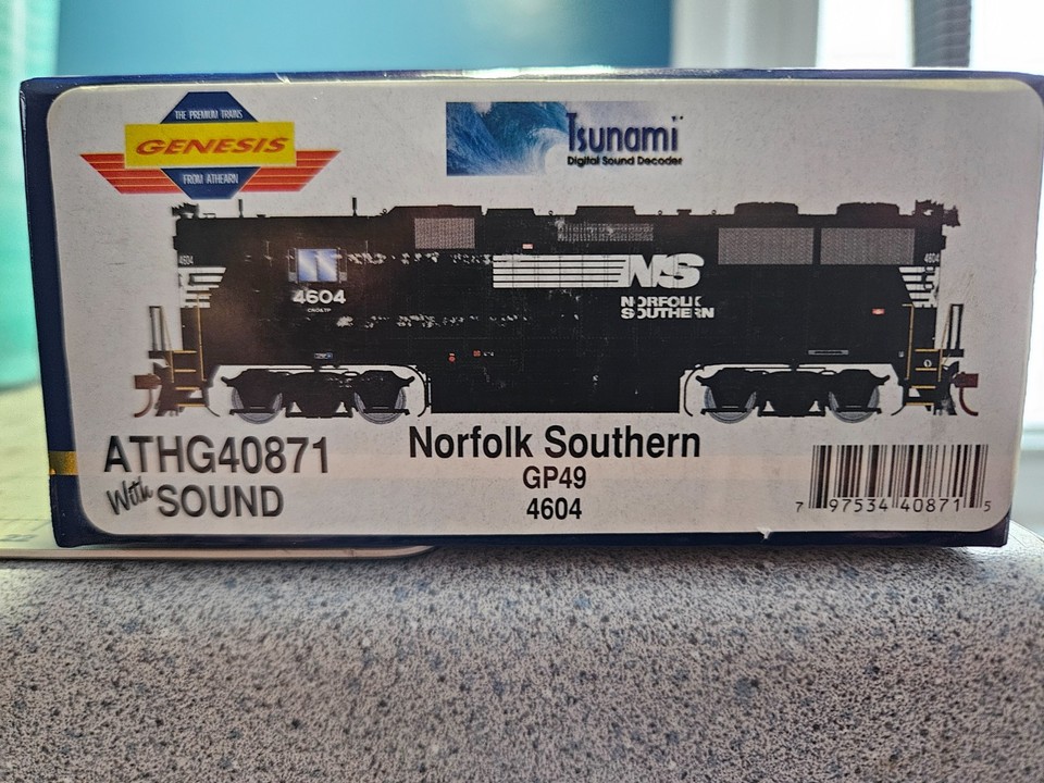 HO Athearn Genesis GP49 Norfolk Southern NS DCC Sound Weathered Keep ...