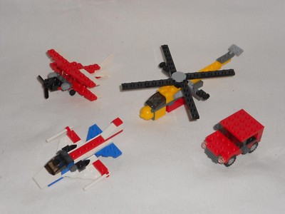 Lego 4 Creator Sets - Car, Helicopter, Jet - Set 7797, 7799, 7803, 7873 ...