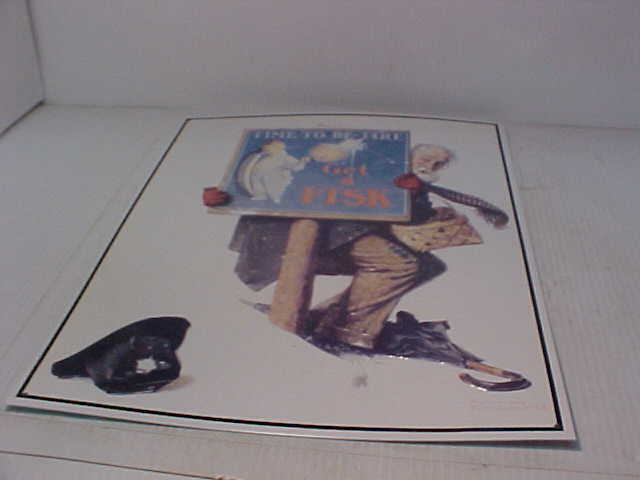 Fisk Tire Sign Time to Retire #3 | eBay