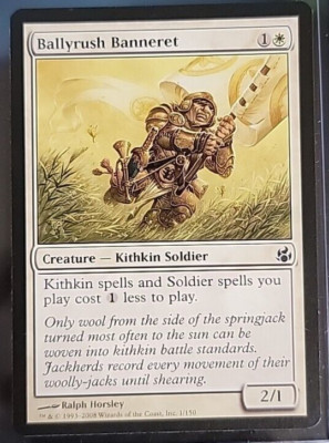 MTG Ballyrush Banneret Morningtide 1/150 Regular Common | eBay