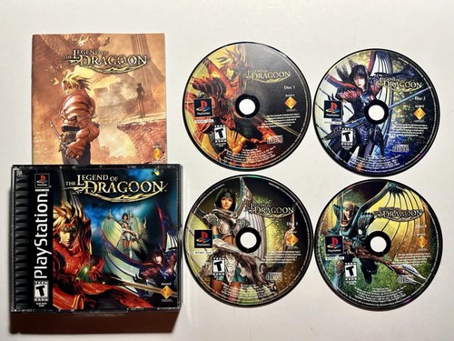 The Legend of Dragoon PlayStation 1 PS1 Complete Black Label Excellent ...