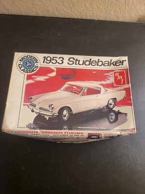 AMT T396 1953 STUDEBAKER STARLINER MODERN CLASSIC VINTAGE KIT 1/25 MCM ...