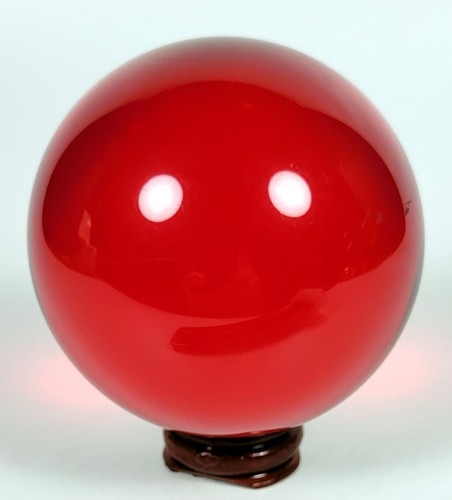 Acrylic Contact Juggling Ball 76mm 3 inches RED 9.8 oz Used in Good ...