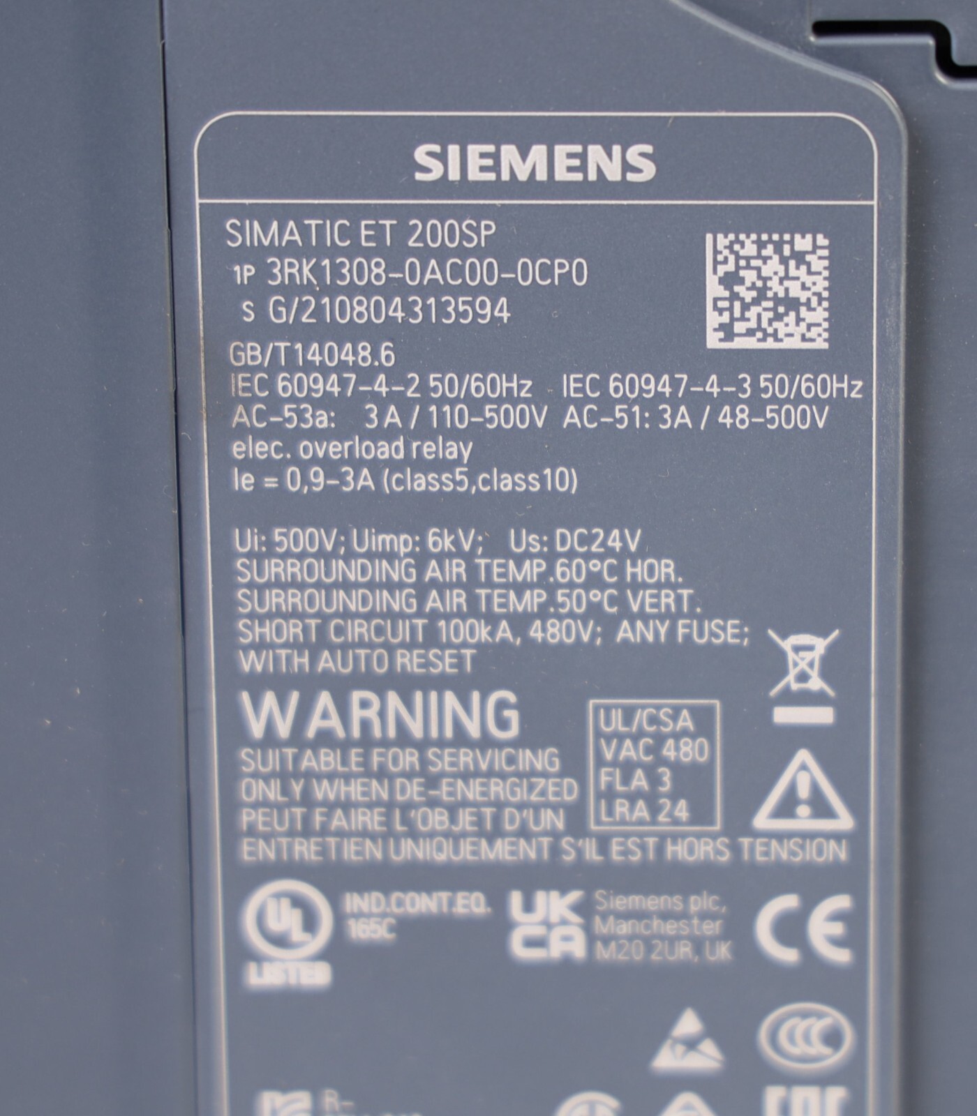 SIEMENS 3RK1308-0AC00-0CP0 ! NEW ! | eBay