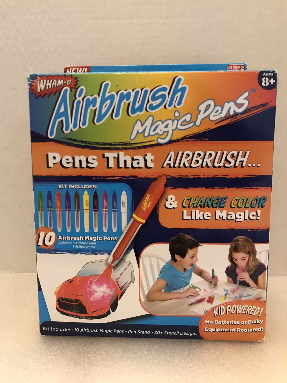 As Seen On TV Airbrush Magic Pens Wham-O 10 Pens | eBay