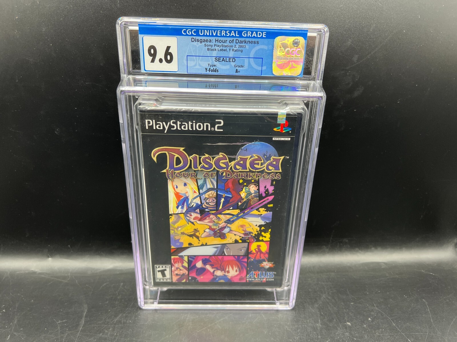 1st Print Disgaea: Hour of Darkness PS2 CGC 9.6 A+ FACTORY SEALED MINT ...