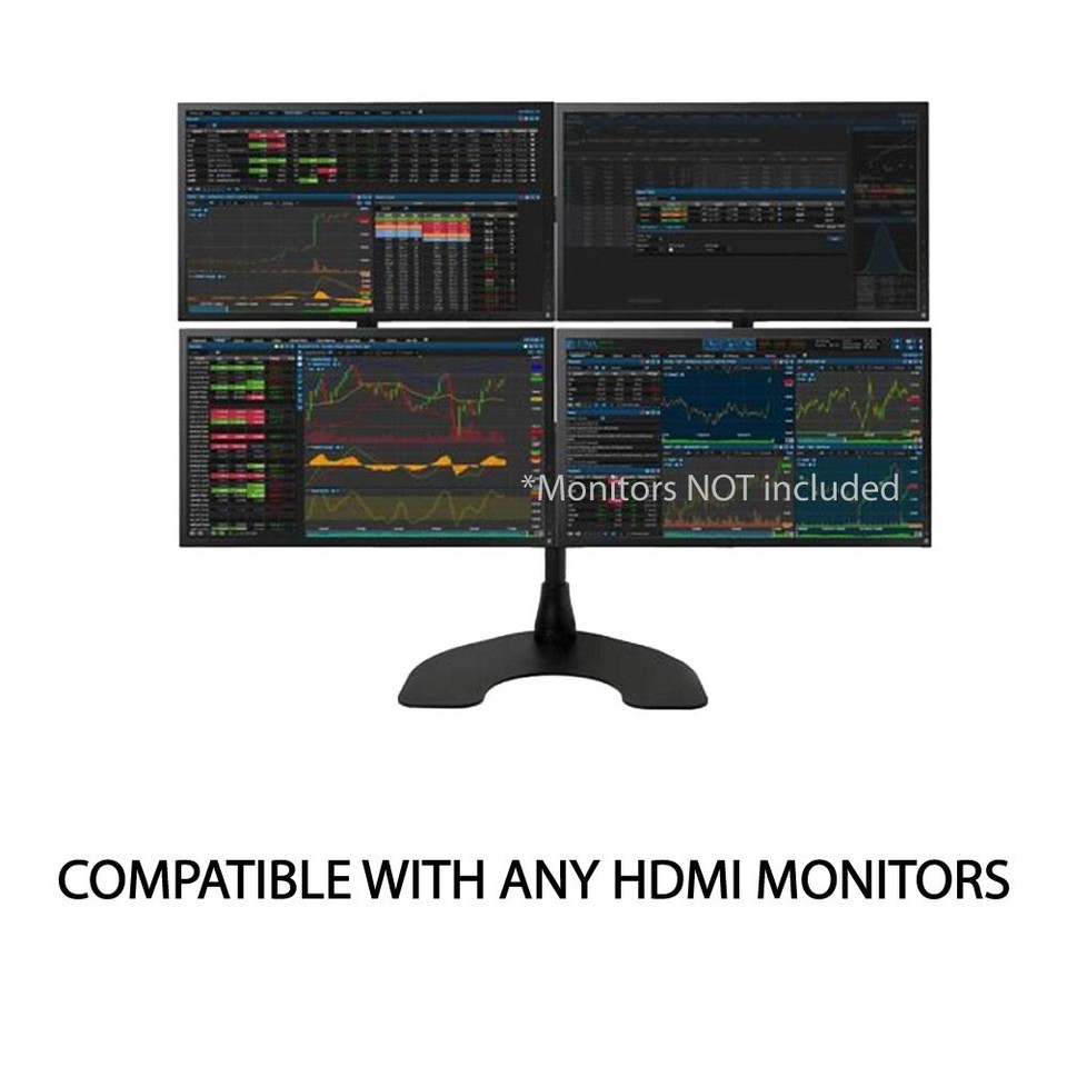 Intel Core i3 SSF Trading Multi Display PC Computer Dual Triple Quad ...