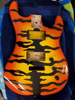 Kramer Pacer Series Electric Guitar Body Tiger Stripe | eBay