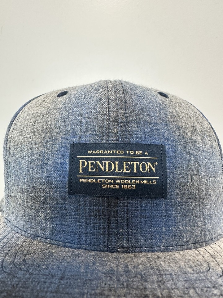 Pendleton Wool SnapBack Hat Blue | eBay