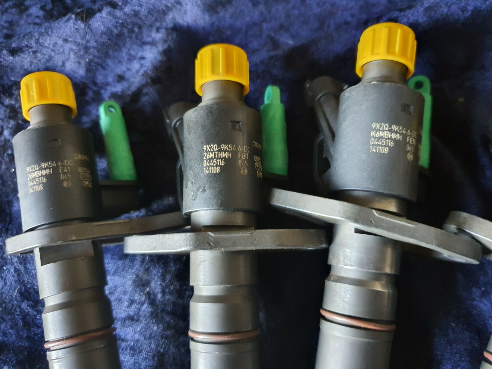 RANGE ROVER JAGUAR 3.0 RECONDITION SET OF 6 BOSCH DIESEL INJECTOR ...