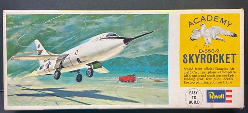 Revell 1:72 Douglas D-558-2 Skyrocket Vintage Model Airplane Kit H-121 ...