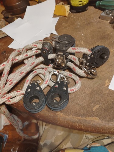 Harken 6:1 Boom Vang Single Ended With Cam Cleat | eBay