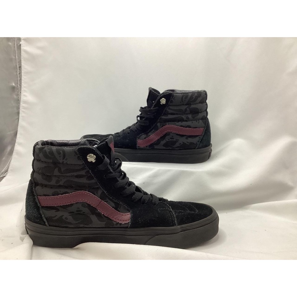 Unisex Vans SK8-HI In the Shadows port red/black Mens 4 Womans 5.5 | eBay
