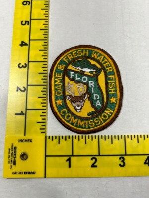 Game & Fresh Water Fish Commission Florida Police Patch Obsolete | eBay