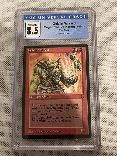 MTG The Dark Goblin Wizard CGC 8.5 Magic The Gathering NM/MINT+ Graded ...