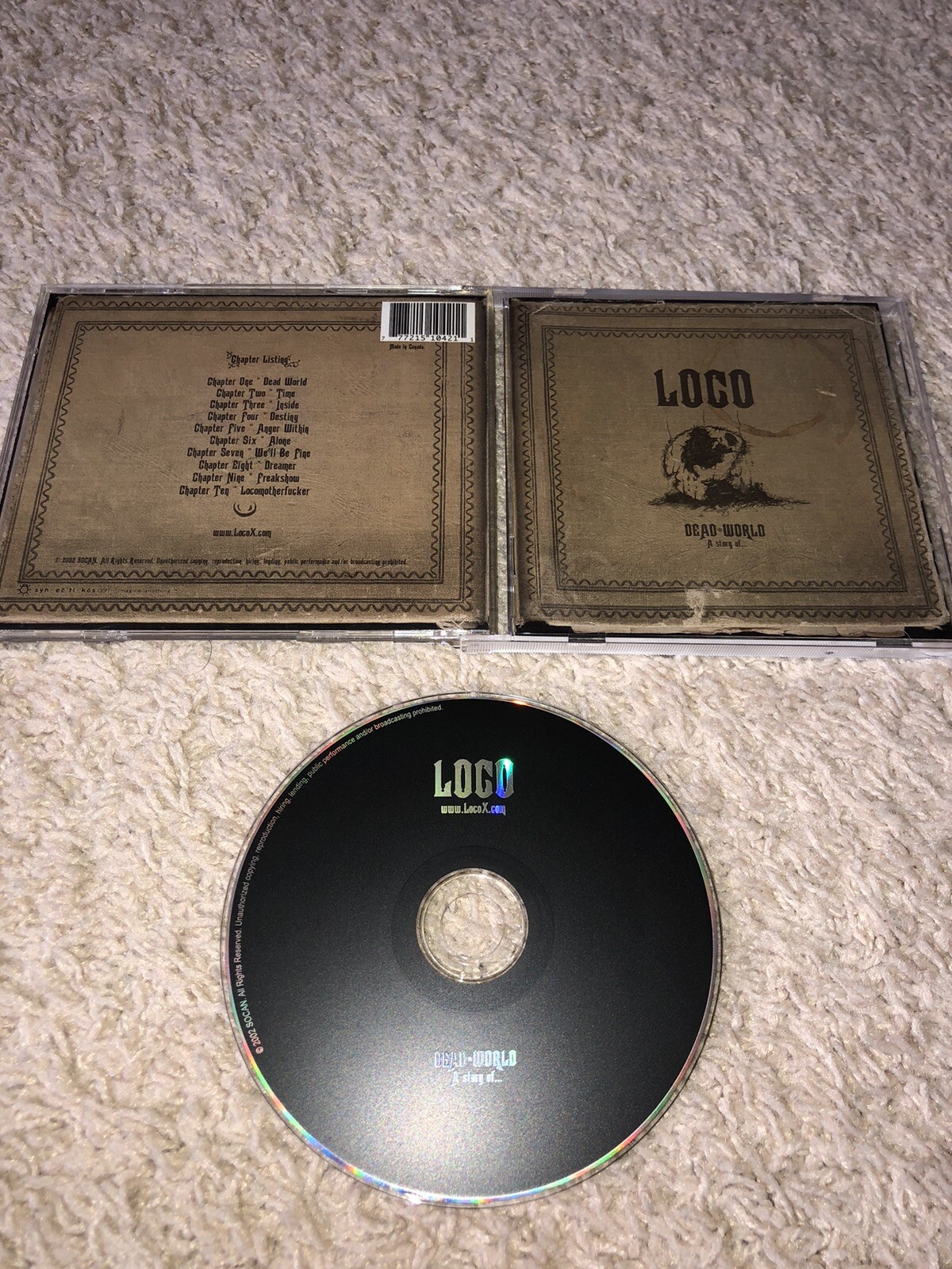 Dead World By Loco CD RARE! Nu Metal Dry Kill Logic Motograter Coal ...