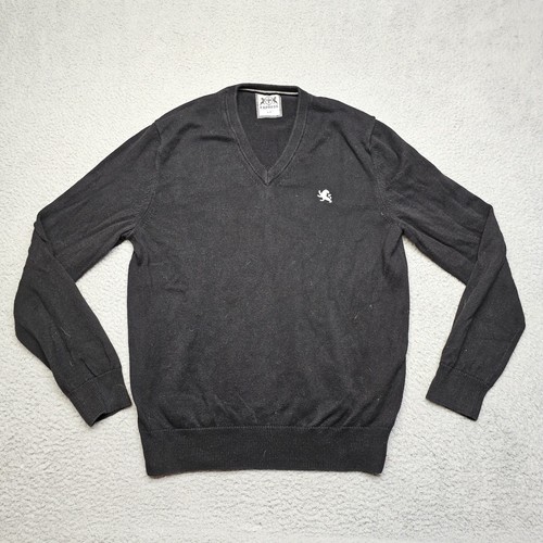 Express Sweater Men's Medium Black Long Sleeve V Neck Cotton | eBay