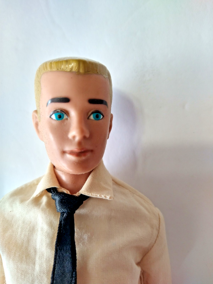 Vintage 1960 Barbie Boyfriend Ken #750 Mattel Blond Hair Doll with Box ...