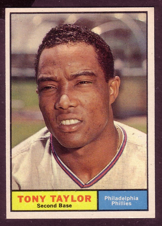 1961 TOPPS TONY TAYLOR CARD NO 411 NEAR MINT CONDITION | eBay