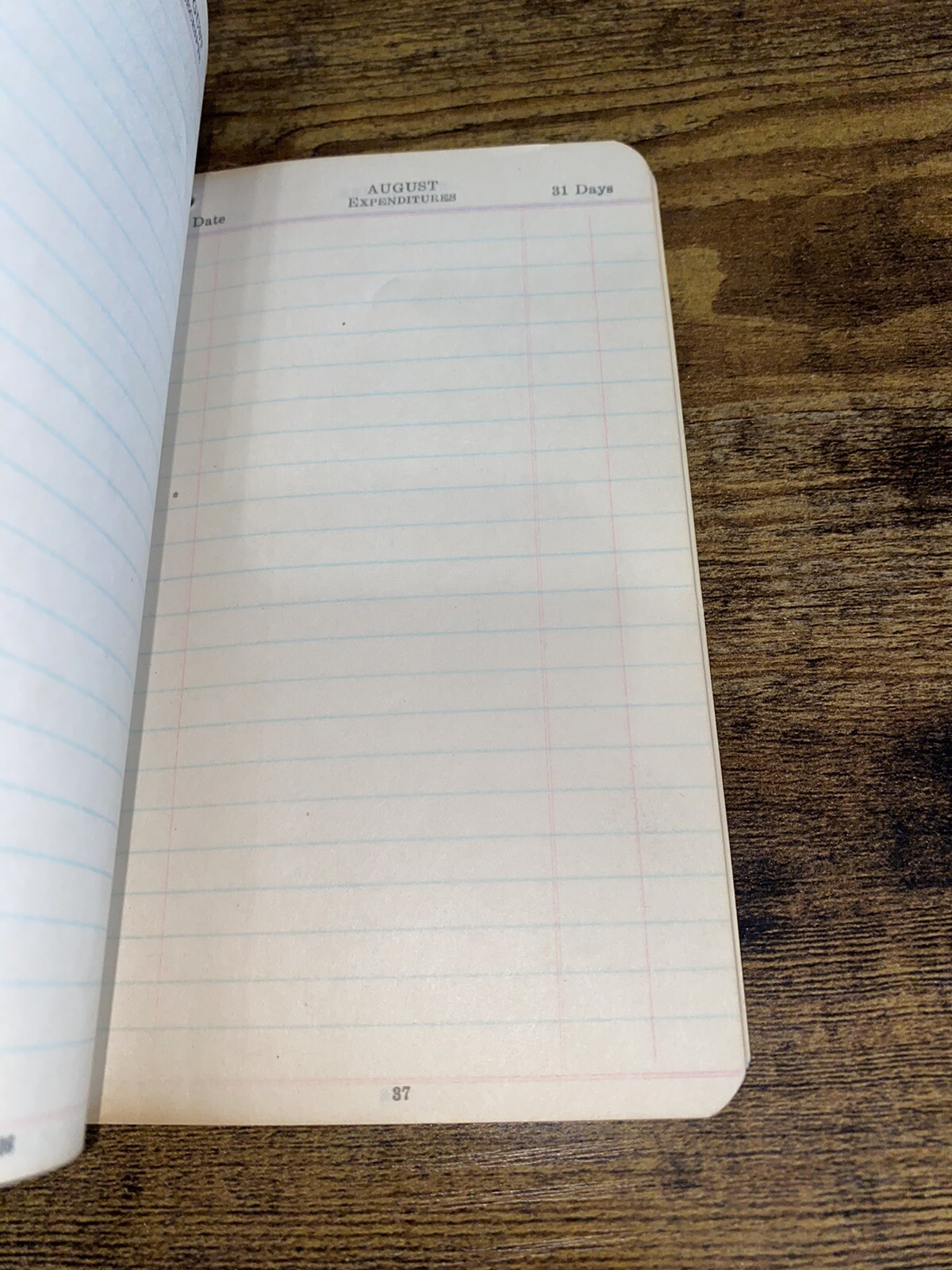 Vintage 1937-38 Farmer’s Pocket Ledger Book Johnson Implement Kennedy ...