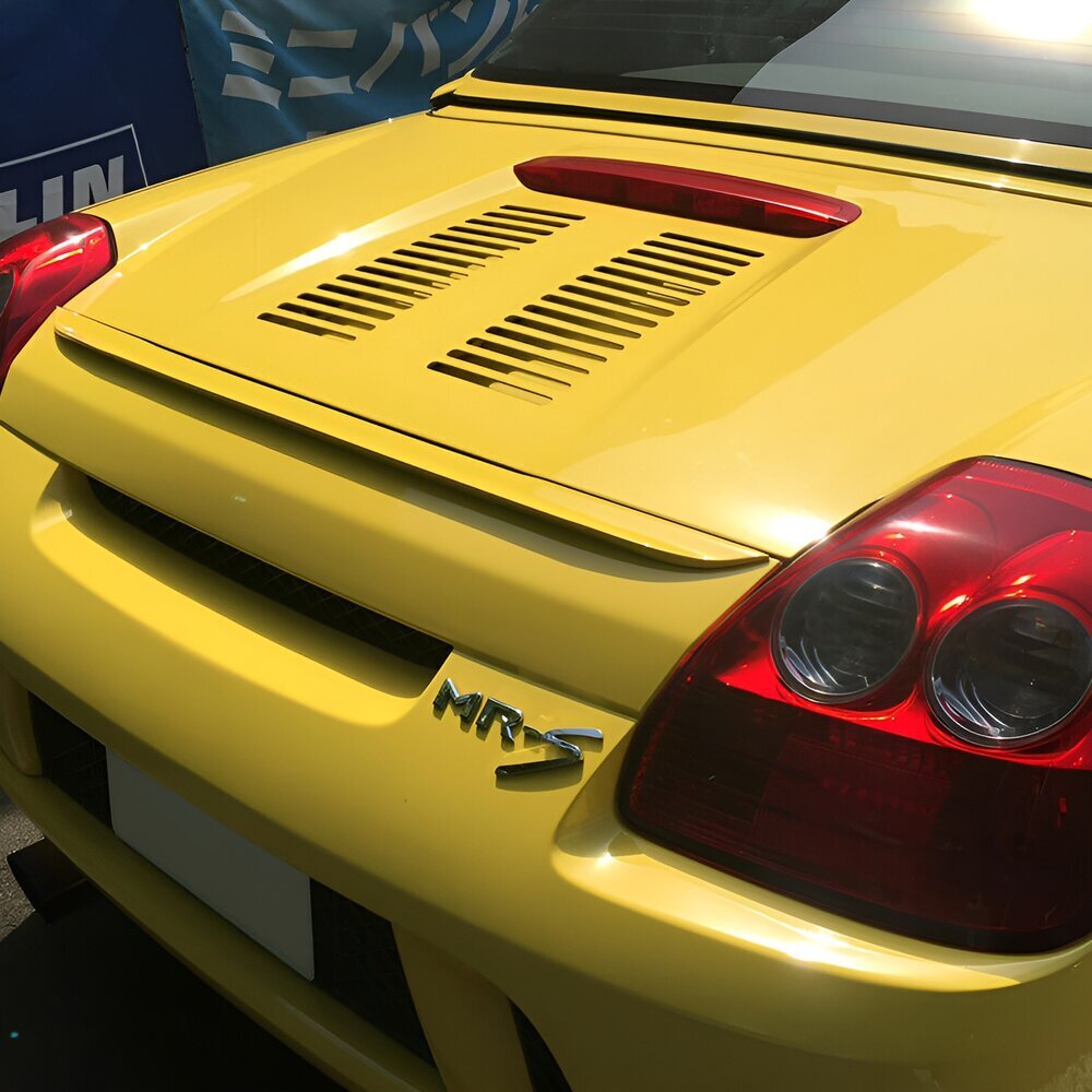 Fyralip Painted Black(Custom) Trunk Lip Spoiler S For Toyota MR2 W30 99 ...