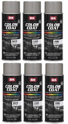SEM 15393, Medium Gray, Color Coat Vinyl Paint, Aerosol (6 Cans) | eBay