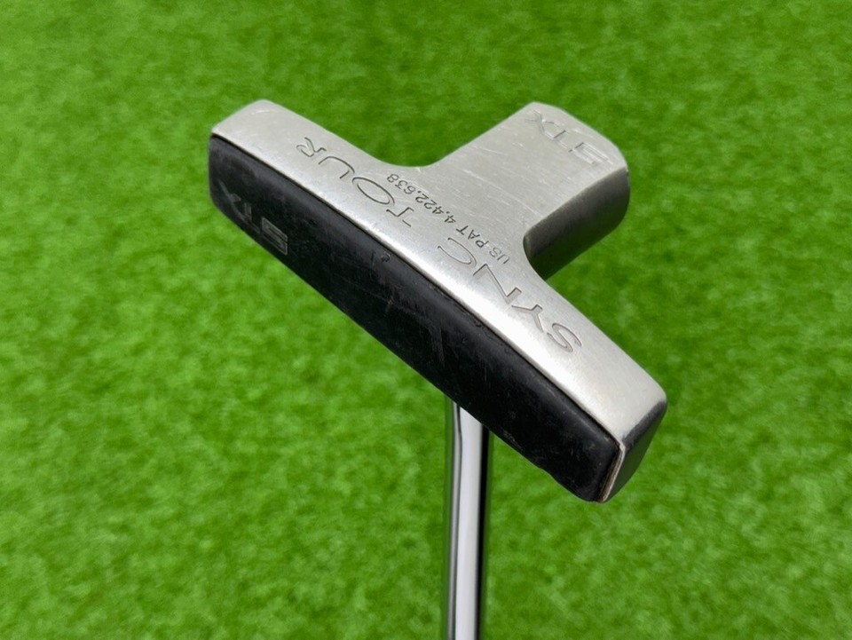 STX SYNC TOUR PUTTER Center Shafted Soft Face Insert Left Handed Steel ...