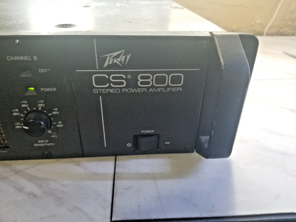 Peavey CS 800 Watt Stereo Power Amplifier USA Amp POWERS ON | eBay