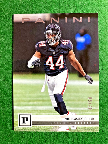 2018 Panini #19 SP #’ed 42/50 Vic Beasley JR Atlanta Falcons NFL | eBay