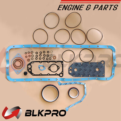 SET LOWER GASKET Oil Pan Crankshaft Seal For Cummins 6C 8.3C ISC ISL ...